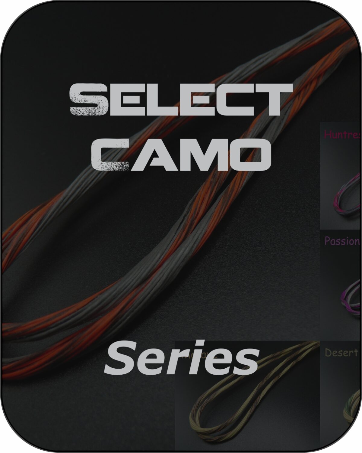 Elite Bowstrings Camo Signature Series - Stone Mountain